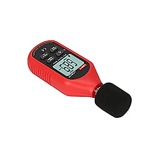 UNI-T Decibel Meter UT353BT, Digital Sound Level Meter 30-130dB Audio Noise Volume Measure Device Free App for iOS/Android, Max/Min Fast/Slow Data Hold LCD Backlit Auto Shutdown
