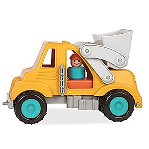 Battat – Toy Bulldozer – Classic Toddler Trucks – Yellow Construction Toy- Soft Rubber Wheels – Front End Loader- 18 Months +