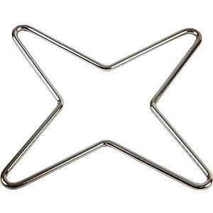 Fox Run Stove Ring, 5x5, Silver