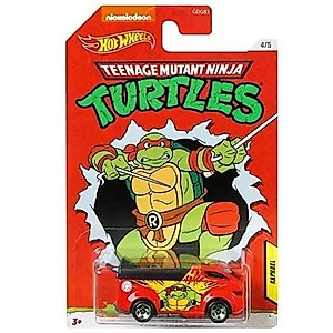 Hot Wheels Teenage Mutant Ninja Turtles TMNT Complete Set of 5 Vehicles