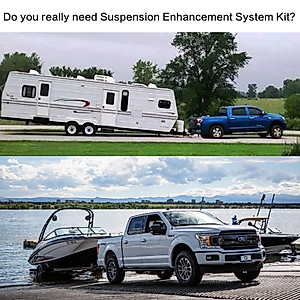 Suspension Enhancement System Kit Rear Axle SES Kit 6,000 lbs Capacity of Load Leveling Compatible with 2015 2016 2017 2018 2019 2020 Ford F-150 4WD
