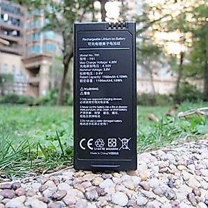 gifi power 4pcs x 1100mAh Batteries for Ryze Tech DJI Tello Drone (Black)