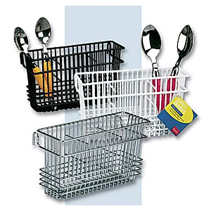 Better Houseware Utensil Drying Rack - 3 Compartment (White)