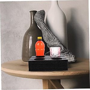 SOLUSTRE 2Pcs Cola Milk Tea Cup Saucer Foam Takeout Drink Carrier Drink Carrier Holder Tea Bottle Holders to Holder for car Takeout 4-Cup Tray Water Cup Milk Tea Bottle Pearl Cotton