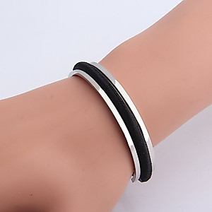 Zuo Bao Hair Tie Bracelet High Poshing Stainless Steel Bangles Bracelet for Women