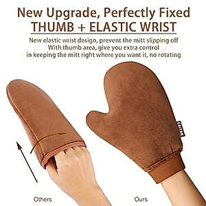 GAIYAH Self Tanning Mitt, Self Tanner Mitt Self Tanning Mit Tanning Mitts Self Tanner Mitt Applicator Tanning Glove For Self Tan Mit，Self Tan Mitt Applicator