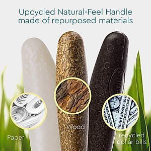 RADIUS Toothbrush Source Floss Brush BPA Free & ADA Accepted Improve Gum Health & Reduce Gum Issues - Super Soft - Assorted Colors - Pack of 6