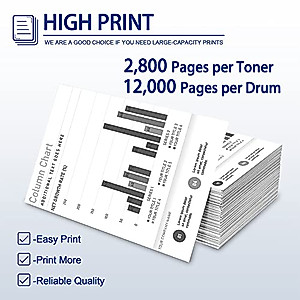 NUCALA Compatible TN360 TN-360 Toner & DR360 DR-360 Drum Replacement for Brother HL-2140 2150 2120 2125 2170 2170W MFC-7040 7340 7320 7345DN 7840 7440N 7840W Printer (2-Pack Black, 1Toner+1Drum)