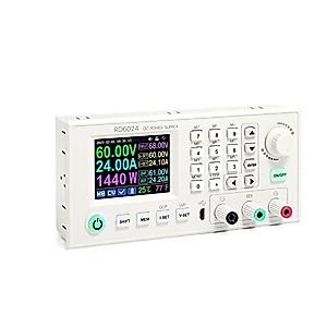 QYTEC Linear Regulator DC Adjustable Step Down Voltage Bench Power Supply Buck Converter &amp Regulated Switching Adjustable Variable Coarse and Fine Adjustments Voltage Regulator Linear Power Supply