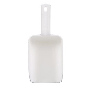 Remco 6400X Color-Coded Plastic Hand Scoop - BPA-Free, Food-Safe Scooper, Commercial Grade Utensils, Restaurant and Food Service Supplies, Large 32 Ounce Size, White