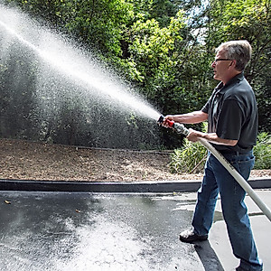 NOVINO Fire Hose Nozzle,2 inch NPSH Heavy-Duty Industrial Fire Hose Constant Flow Fog Nozzle with 2pcs 2" Aluminum Camlock Fitting Coupling Fire Equipment