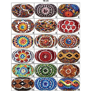 DEMMEX 2020 Customizable Turkish Moroccan Mosaic Tiffany Floor Table Lamp 3 Big Globes