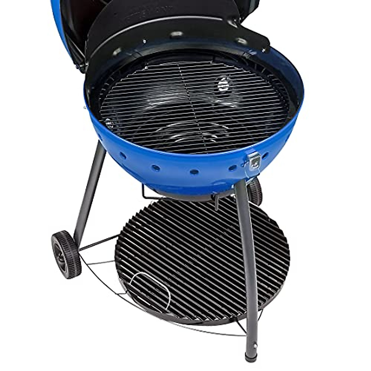 Char-Broil 21302145 Kettleman TRU-Infrared Charcoal Kettle Grill, Blue