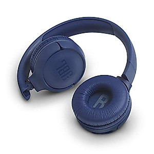 JBL TUNE 500BT - On-Ear Wireless Bluetooth Headphone - Blue (Renewed)