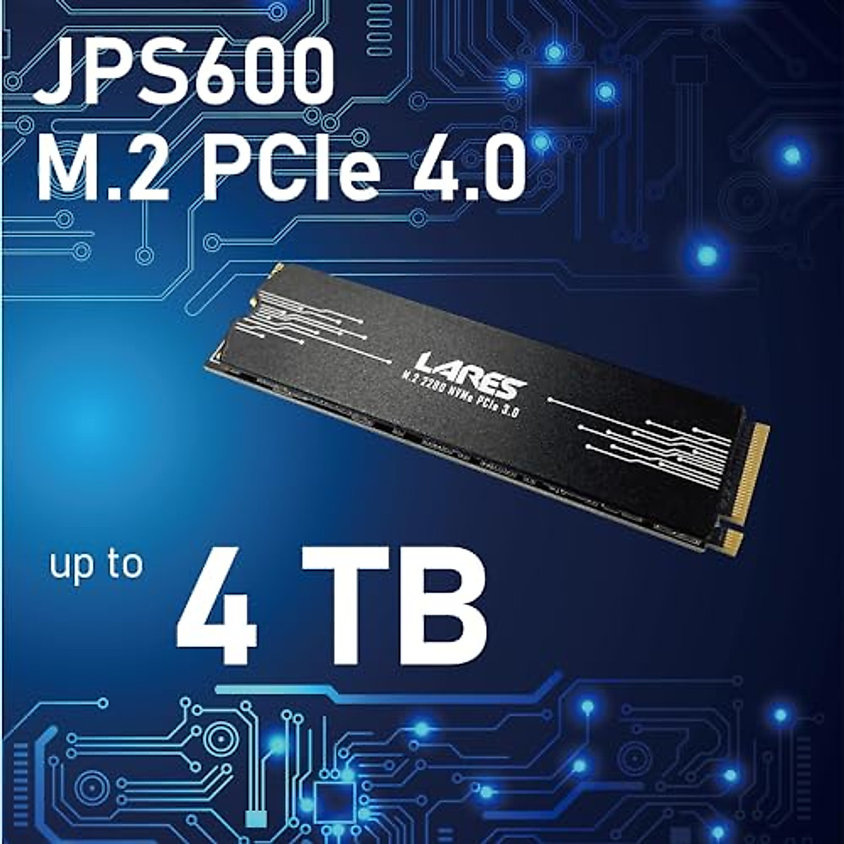 LEVEN JPS600 1TB PCIe NVMe Gen3x4 PCIe M.2 2280 SSD with Thermal Pad and Heat Sink