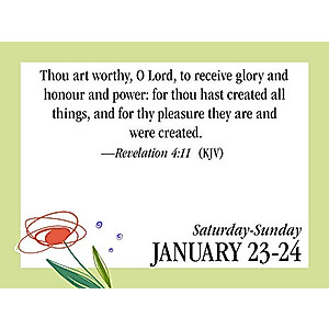Bible Verse-a-Day 2021 Mini Day-to-Day Calendar