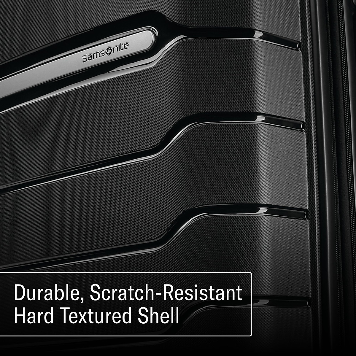 Samsonite Freeform Hardside Expandable with Double Spinner Wheels, Carry-On 21-Inch, Black