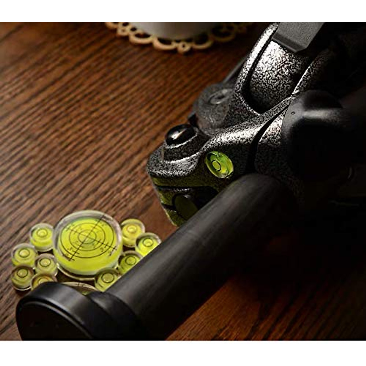 6 pcs Bubble Spirit Level, 32x7mm Circular Level Bubble for RV, Travel Trailer, Tripod, Phonograph, Turntable