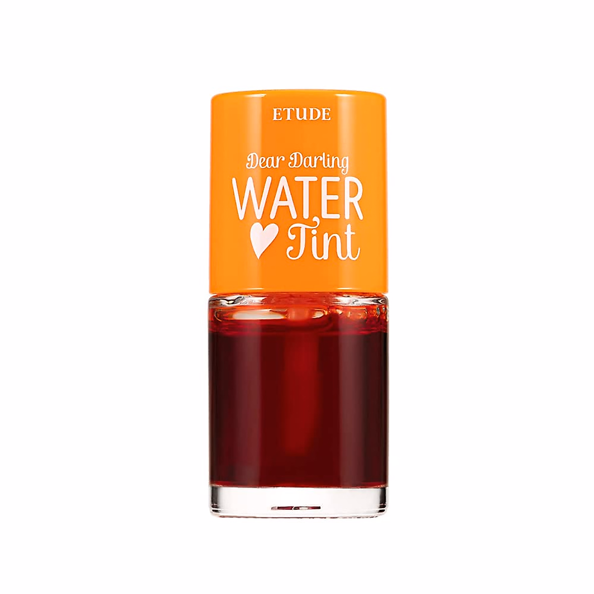 ETUDE Dear Darling Water Tint - Orange Ade | Vivid Color Lip Stain with Moisturizing Weightless & Non-sticky Finish Lip Stain | Smudge-proof Lip Tint | Korean Makeup, Perfect for Gift