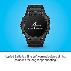 Garmin tactix Delta Solar with Ballistics, Specialized Tactical Watch with Solar Charging Capabilities, Ruggedly Built to Military Standards, Night Vision Compatibility, Black