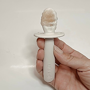 Ali+Oli (3pc) Silicone Spoon Set for Baby (Coco) Unbreakable Silicone Baby Spoon, Baby Spoons Self Feeding 6 Months & Up, Self Feeding Baby Utensils, Multi-stage Baby Feeding Spoon, Ergonomic Design