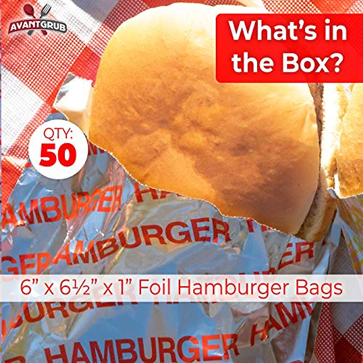 Retro, Grease Proof Burger Wrappers 50 Pk. Great BPA Free Cookout Supply. Pro Quality Bulk Hamburger Bags Are Large and Insulated. Allergen Friendly BBQ Foil Paper Perfect For Baseball Themed Party.