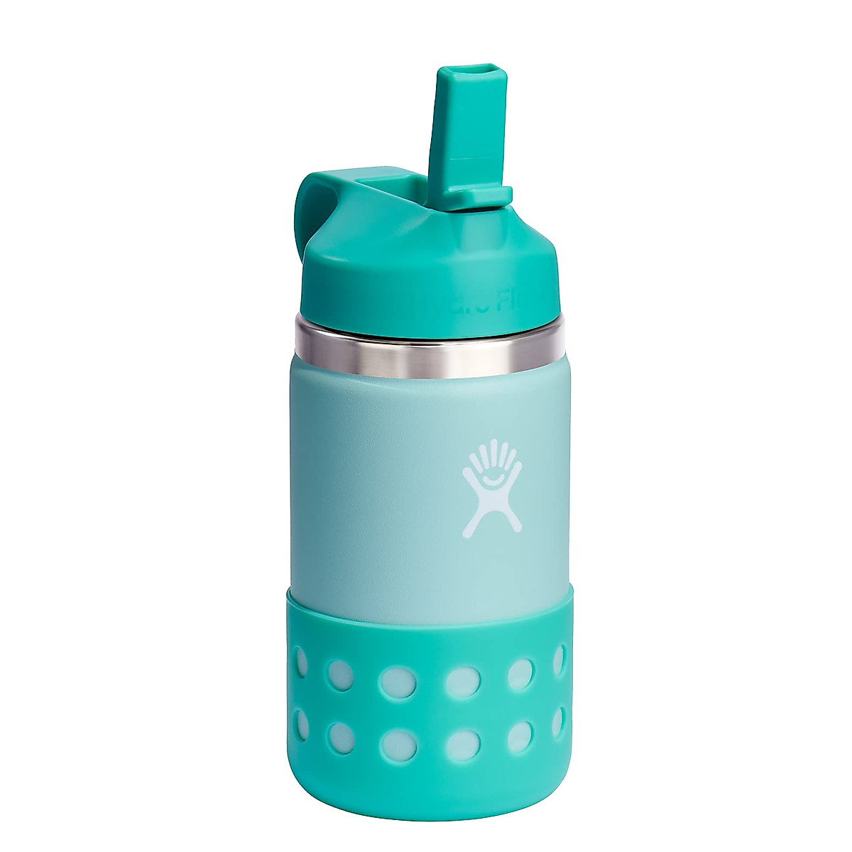 Hydro Flask 12 Oz Kids Wide Mouth Straw Cap And Boot Dew