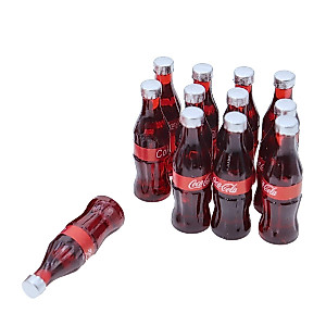 RC Car 1/10 Mini Bottle and Tray Model Toys Decorative Accessories for CC01 RC4WD Axial SXC10 Tamiya D90 D110 TRX-4 Trx4 Rock Crawler Car TF2 (Silver)