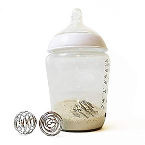 YOFAN 5 Pack Formula Mixers,Milkshake Protein Shaker Ball For Small Bottle,Food Grade Stainless Steel Wire Mixer Mixing Ball For Small Shaker,Drinking Bottle Cup (5)