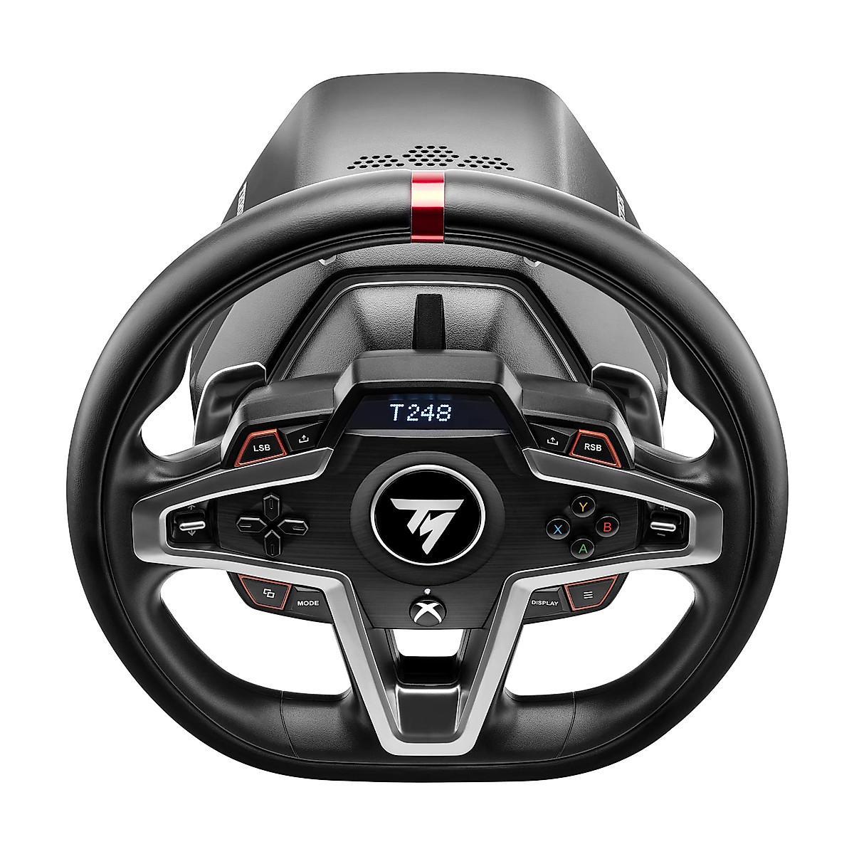 Thrustmaster T248X, Racing Wheel and Magnetic Pedals, HYBRID DRIVE, Magnetic Paddle Shifters, Dynamic Force Feedback, Screen with Racing Information (Compatible with XBOX Series X/S, One, PC)
