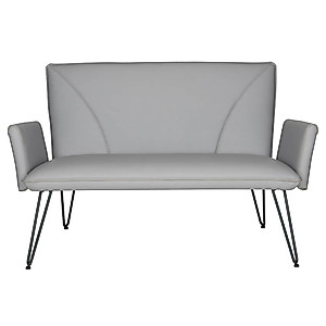 Safavieh Home Collection Johannes Mid-Century Modern Antique Brown Settee