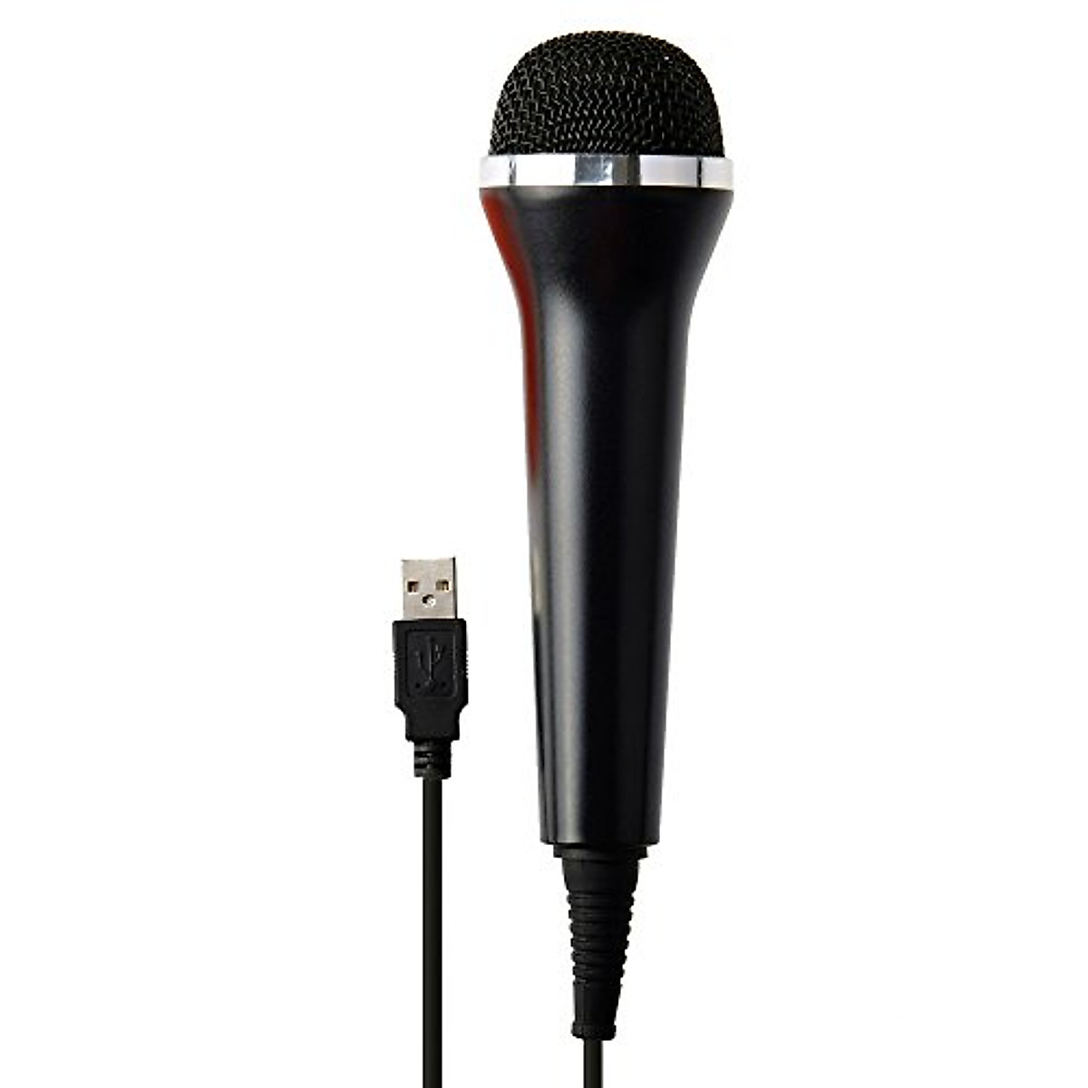 Gam3Gear Universal USB Audio Wired Karaoke Micrphone Mic for PS4 Slim/Pro/PS3/Xbox One/S/Xbox 360/Wii/Switch/PC