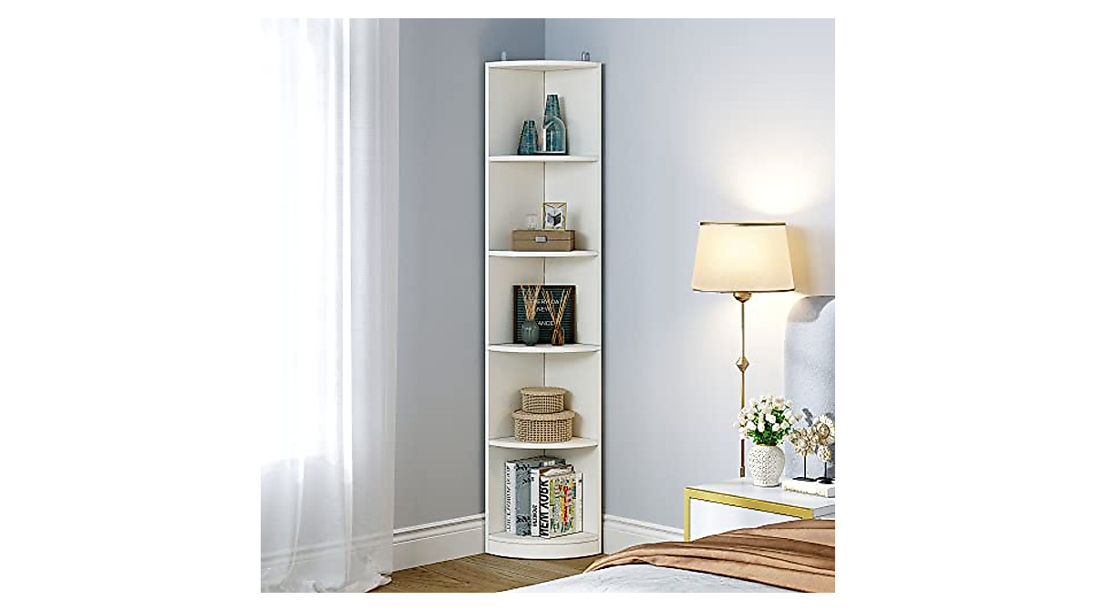 YITAHOME 5-Tier Corner Shelf - Modern Storage Solution