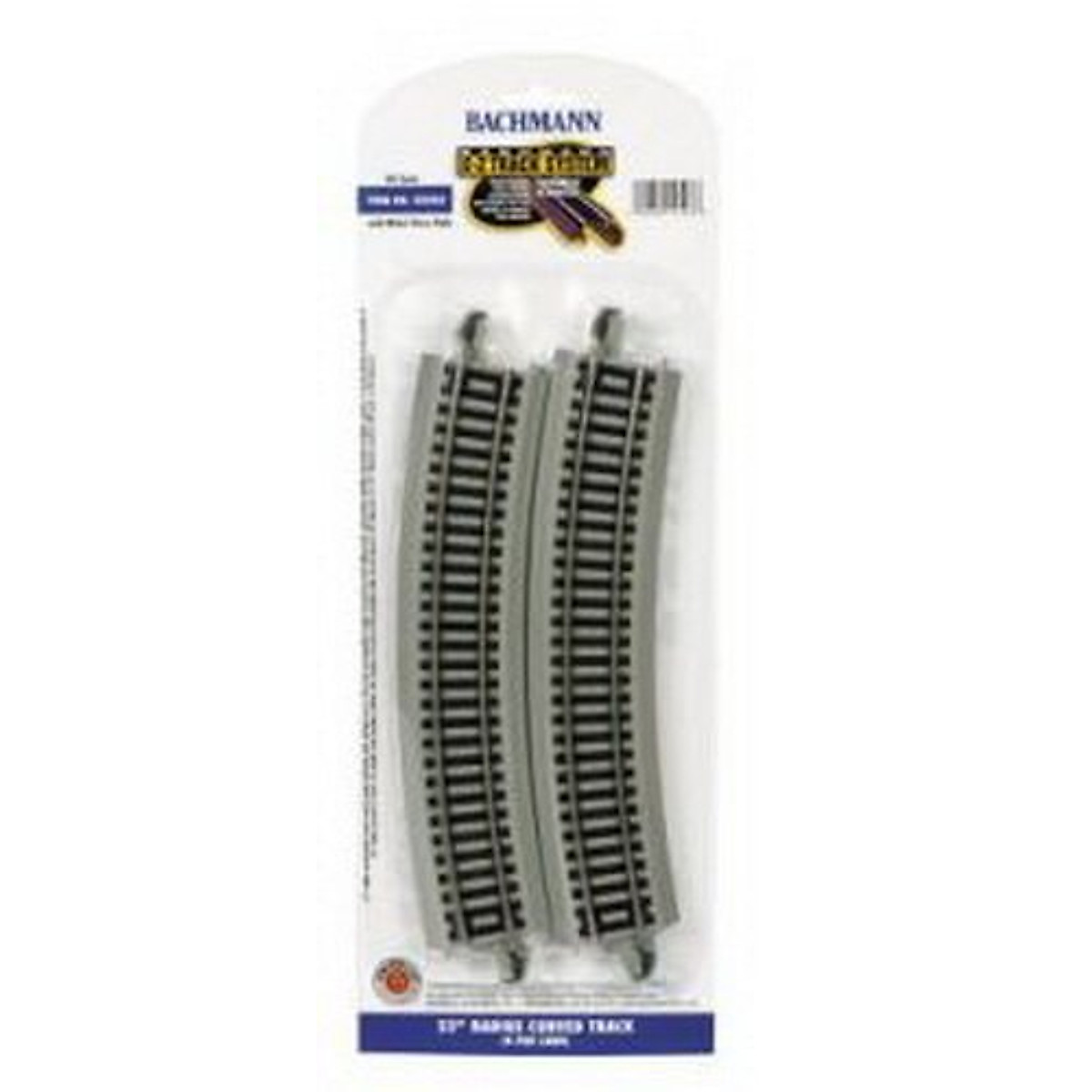 Bachmann HO Scale Bulk EZ-Track w/Nickel Silver Rail 22in Radius Curve (1)