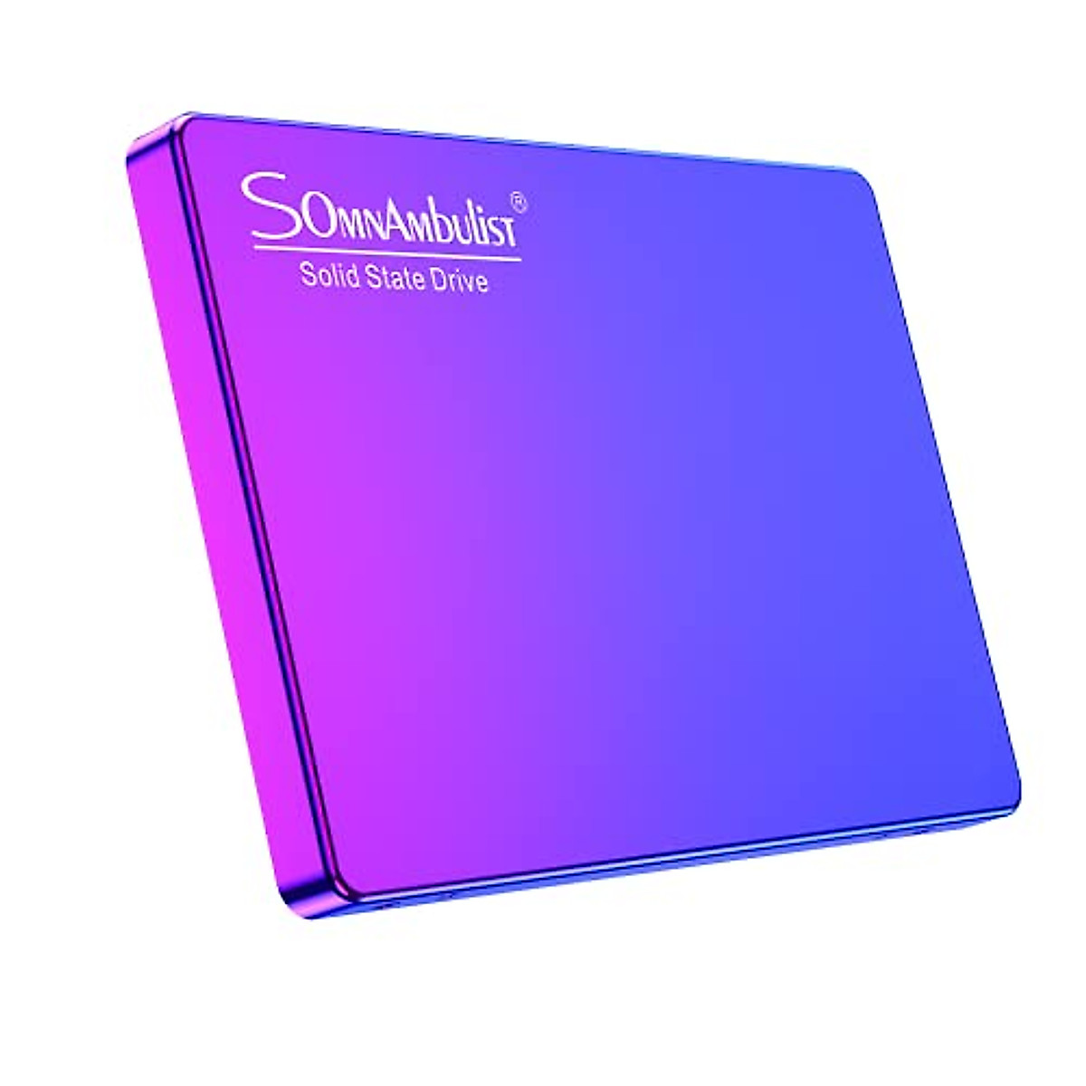 Somnambulist SSD 60gb 120gb 240gb Sata3 Solid State Drive Internal SSD (Gradient Blue purple-60GB)