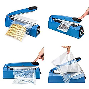 MejorChoy 8 Inch Impulse Sealer Handheld Bag Heat Sealing Packaging Machine for Home Resturant Food Storage Heat Seal Closer