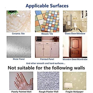 Ayssny Adhesive Hooks Wall Hooks for Hanging, Transparent Utility Hooks Sticky Hooks 44 lb/ 20 kg(Max), Waterproof Reusable Seamless Hooks for Bathroom & Kitchen