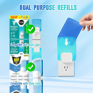 10 Pack Refill Cartridges Compatible with Raid Essentials Plug-in Blue Light, Replacement Refills Glue Cards for STEM Blue Light Indoor (10 Pack)
