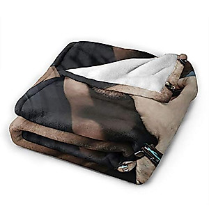 Chris Hemsworth Soft and Comfortable Warm Fleece Blanket for Sofa, Bed, Office Knee pad,Bed car Camp Beach Blanket Throw Blankets (60"x50") … (50"x40")