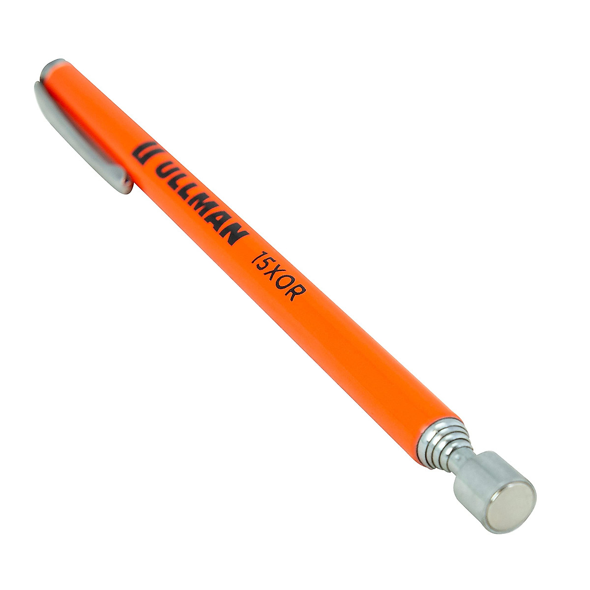 Ullman Pocket Size Telescoping Magnetic Pickup Tool with 2 lbs of Pull Force and Orange Handle - Perfect for Mechanics, Contractors, HVAC Technicians, and Trade Professionals