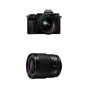 Panasonic LUMIX S5 Full Frame Mirrorless Camera (DC-S5KK) and LUMIX S Series 24mm F1.8 Lens (S-S24)