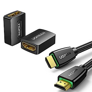 UGREEN 2 Pack HDMI Coupler Bundle with 4K HDMI Cable
