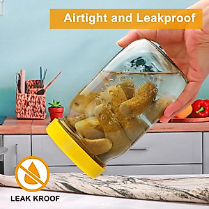 Encheng Wide Mouth Mason Jars 32oz,Clear Glass Mason Jars with Lids and Bands,12 Pack Quart Size Canning Jars with Metal and Plastic Lids for Preserving,Meal Prep,Fermenting,Jam