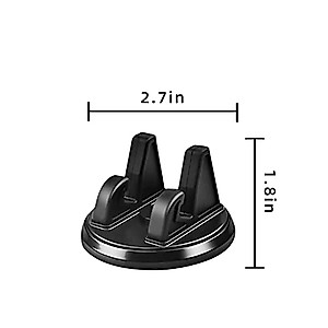 KIFIDAN Mobile Phone Bracket car Dashboard Mobile Phone Navigation Free Rotation Center Console Suction Cup Mobile Phone Navigation Bracket Universal…