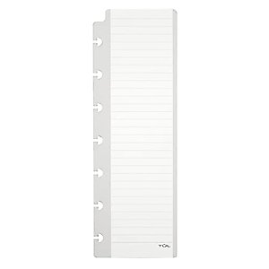 TUL Custom Note-Taking System Discbound Task Pads, 2" x 7 1/2", 100 Pages (50 Sheets), Pack Of 3