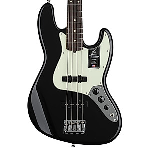 Fender American Professional II Jazz Bass, Black, Rosewood Fingerboard