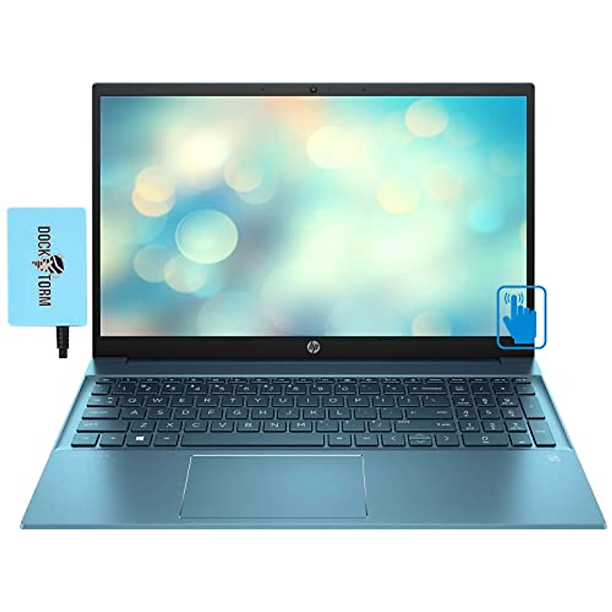 HP Pavilion 15t-eg School & Business Laptop (Intel i7-1165G7 4-Core, 32GB RAM, 1TB PCIe SSD, Intel Iris Xe, 15.6" 60Hz Touch Full HD (1920x1080), Fingerprint, WiFi, Win 11 Home) with Hub