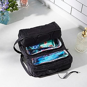 Vera Bradley Featherweight Hanging Organizer, Black