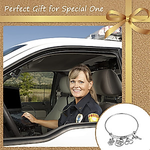 ARETIS Police To Be Gift She Believed She Could Police Woman Bracelet Police Officer Mom Gift Police Academy Graduation Gift Police Dept Bracelet (She believed JC-BR)