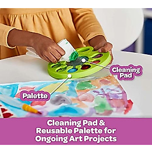 Crayola Watercolor Paint Set, Pop & Paint Palette, Washable Kids Paints, Gift